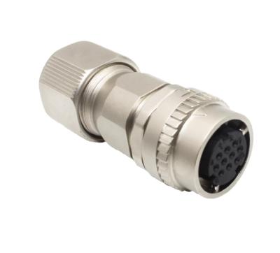 China 1000V Voltage Rating Servo Motor Connector with Omrons Domestic Contacts for Panel or Cable Mount for sale