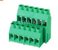 China pcb terminal block 6.35mm 2 rows  RD635B plug and socket terminal block for sale