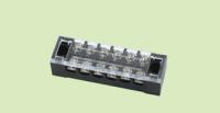 China Black barrier terminal block with copper blocks 2 row RDTB15 with clear cover 16P black tb15 barrier connector for sale
