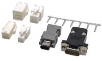 China 1000V Voltage Rating Servo Motor Connector with Crimp/Solder Termination for Industrial Automation for sale
