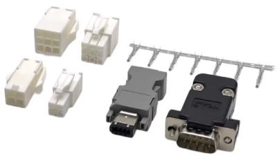 China 1000V Voltage Rating Servo Motor Connector with Crimp/Solder Termination for Industrial Automation for sale