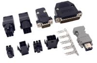 China Moog ITT Servo Motor Connector with 1000V Voltage Rating, Metal/Plastic Construction and Omrons Domestic Contacts for sale