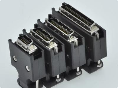 China MDR Connector Servo Motor Connector with Panel Mount/Cable Mount Options Crimp/Solder Termination and Silver/Gold Contact Plating for sale