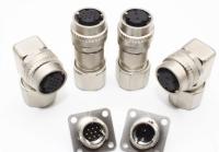 China Servo Motor Connector with 10PIN Insulation Resistance and Silver/Gold Contact Plating for Wide Temperature Range (-40℃ to +105℃) for sale