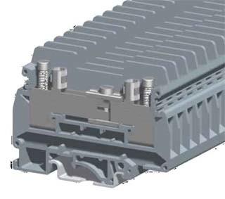 China SKJ-6S Din Rail Terminal Blocks Easy And Flexible To Form Multipole Assembly for sale