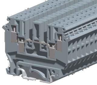 China SKJ-4/2X2 Din Rail Terminal Blocks Strong Versatility Full Specification for sale