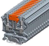 China SKJ-2.5SK Din Rail Terminal Block Connector Prevent Dust Water 61.5*8.2*57.7mm for sale