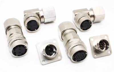 China 1000V Voltage Rating Servo Motor Connector with Silver and Gold-Plated Pins for Industrial Automation for sale