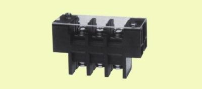 China Barrier terminal block 47SS-16.0mm 1-15P 600V 65A  barrier connector 47ss black PBT for sale