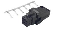 China Delta Servo Motor Plug with 1000V Voltage Rating and Crimp/Solder Termination for Moog Gender Configuration for sale