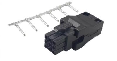 China Delta Servo Motor Plug with 1000V Voltage Rating and Crimp/Solder Termination for Moog Gender Configuration for sale