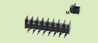 China Barrier terminal block 25R-7.62mm 2-30P 300V 20A panel mount barrier terminal block black 25r for sale