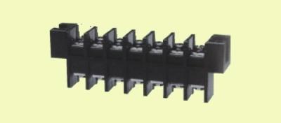 China Barrier terminal block 37-13.0mm 1-15P 600V 50A barrier terminal block connector with ear barrier mount screw type for sale