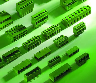 China RD350-3.5 3.96 300V 10A 350 PCB Screw Terminal Block PA66 Material 8.8 X 6.9 Mm for sale