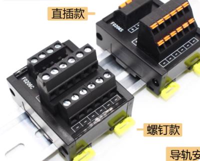 China Servo Motor Connector Terminal Block Splitter with 10PIN Insulation Resistance 1000V Voltage Rating for Industrial Automation for sale