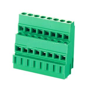 China KEFA terminal blocks, terminal block screw type, 128AA-5.0 5.08 double layer cell block pcb terminal blocks for sale