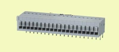 China RD141AR-2.5 1P-XXP 150V 2A PCB Spring Terminal Block 26-20AWG Brass Tin Plated for sale