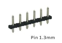 China 1.3mm Pin Clamp Rising PCB Screw Terminal Block With Black Color Base for sale