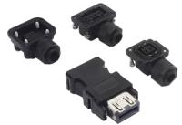 China SM-10P Connector for Mitsubishi Servo Motors with 10PIN Insulation Resistance and Wide -40℃ to +105℃ Temperature Range for sale