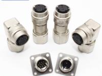 China Servo Motor Connector Aviation Plug with Silver and Gold-plated Pins Omrons Domestic Contacts for Wide Temperature Range for sale