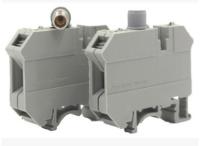 China SUK-10RD/X led fuse terminal block DIN rail terminal blocks 800VM10A gray color din rail connector for sale