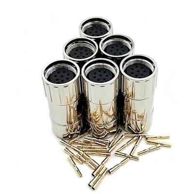 China Domestic Servo Motor Connector with 8pin 4PIN 6PIN 12PIN 17PIN Options and 18-24 AWG Compatibility for -40℃ To +105℃ Environments for sale