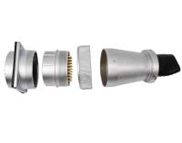 China WS55 Servo Motor Connector with Silver Pin Golded 4PIN 5PIN 7PIN  40 PIN  53PIN 61PIN  Options for Panel Mount or Cable Mount for sale