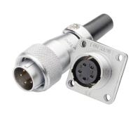 China Genuine WEIPU Aviation Plug Servo Motor Connector with 1000V Voltage Rating and Panel/Cable Mount Options in 4-17 Pin Configurations for sale