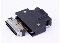 China SCSI-50P Plug Servo Connector MDR14-50P with 1000V Voltage Rating for 18-24 AWG Wire Gauge in Metal/Plastic Material for sale