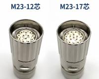 China M23 Aviation Plug 623 Connector with 12-Pin 17-Pin Configuration and 1000V Voltage Rating for Servo Motor Signal Feedback for sale