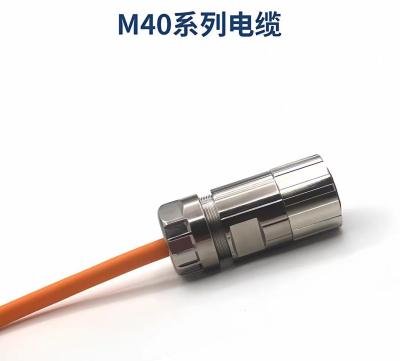China 6-core Power Supply Cable Connector for S120 Servo Motor with 1000V Rating and Panel/Cable Mount Options for sale