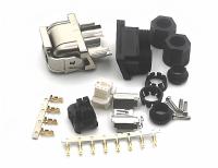 China 6FX2003 Servo Motor Connector with 1000V Voltage Rating, Silver and Gold Plated Contacts, and Dual Outlet 3HD00 for sale