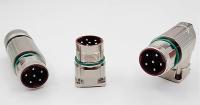 China M23-8pin 6-core Servo Motor Connector Aviation Plug with Silver Pin Golded Pin and Panel Mount/Cable Mount Options for sale