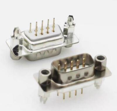 China DP/DB9/15/25/37/44/50/62/78 Fork Soldering Board Connector Male Female 180° for sale