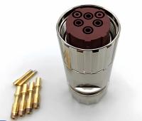 China Power supply cable connector 0LU10 for S120 servo motor M40-6 core connection for sale