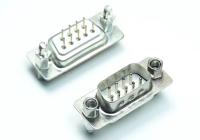 China DB9/15/25/37 connectors DB50/HDB26/44 male and female COM port 9-pin RS232/485 serial port connectors for sale