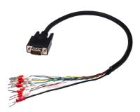 China HDB15 pin terminal block Male-to-male/male-to-female connecting cable suitable for Inovance S6-C6 adapter board terminal strip for sale