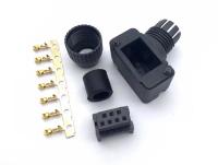 China Inovance servo motor brake wire clutch connector 6P 6-core H-type 4 2P motor power plug S6 for sale