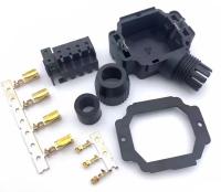 China Inovance servo motor brake wire clutch connector 6P 6-core H-type 4 2P motor power plug S6 for sale
