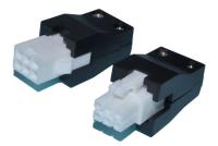 China FL4.14MM Quick Connector 4-Pin to 15-Pin Servo Motor Connector with 1000V Rating and Panel/Cable Mount Options for sale