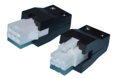 China FL4.14MM Quick Connector 4-Pin to 15-Pin Servo Motor Connector with 1000V Rating and Panel/Cable Mount Options for sale