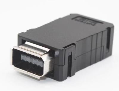 China 1394 plug 10PIN servo connector gold-plated SM-10P male SM-10E female Mitsubishi MR-J3CN2 for sale