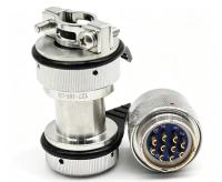 China Y27G-1810TKL-B Servo Motor Connector with 1000V Voltage Rating and Silver Gold Plating for Industrial Automation for sale
