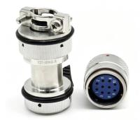 China Y27G-1810TKL-B Servo Motor Connector with 1000V Voltage Rating and Silver Gold Plating for Industrial Automation for sale