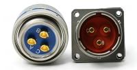 China K Series 3-Core Servo Motor Connector with 1000V Voltage Rating for Industrial Automation and 18-24 AWG Wire Gauge for sale