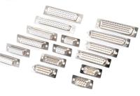 China DB9/15/25/37 connectors, DB50/HDB26/44 male and female COM port 9-pin RS232/485 serial connectors for sale