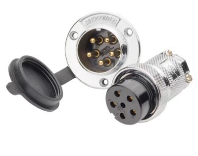 China Aviation plug and socket 30M - 2-core, 3-core, 4-core, 5-core, 6-core, 7-core, 8-core, 10AE connector with 30mm opening for sale