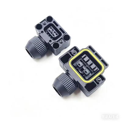 China WEICHI servo cable connector power 6pin, Encode 7pin with connector for sale