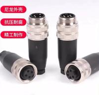 China 7/8 Aviation Plug Connector 3pin 4pin 5pin M22 Servo Motor Connector with 1000V Voltage Rating and Metal/Plastic Construction for sale
