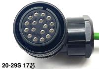 China Inovance servo motor encoder plug 20-29 elbow, 17 pins for sale